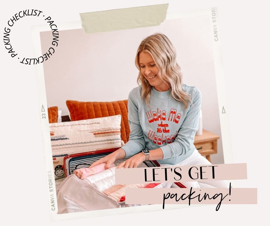 Packing checklist FREE download - Travel Meets Style