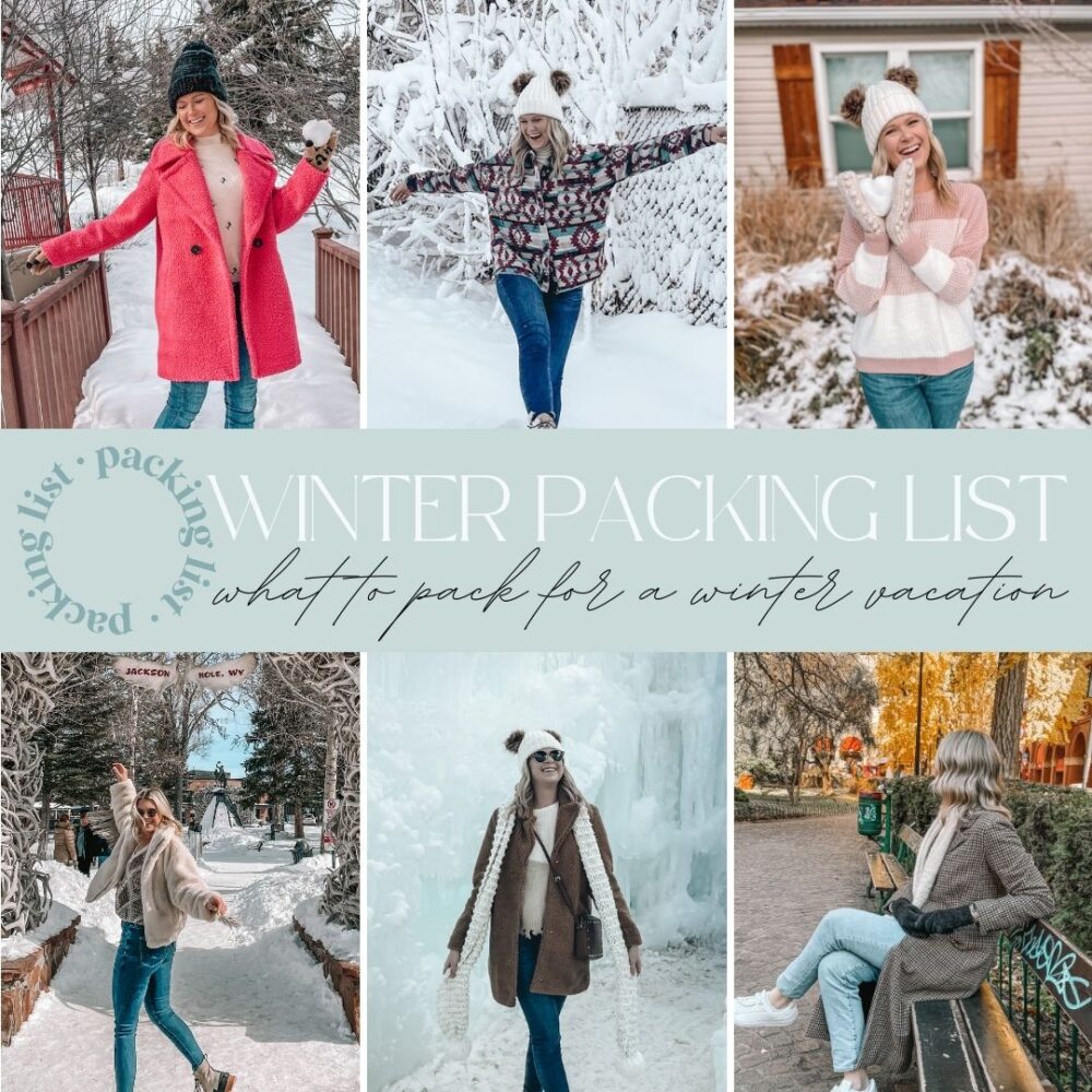 The ultimate winter packing list: Cute & cozy winter outfits for your ...