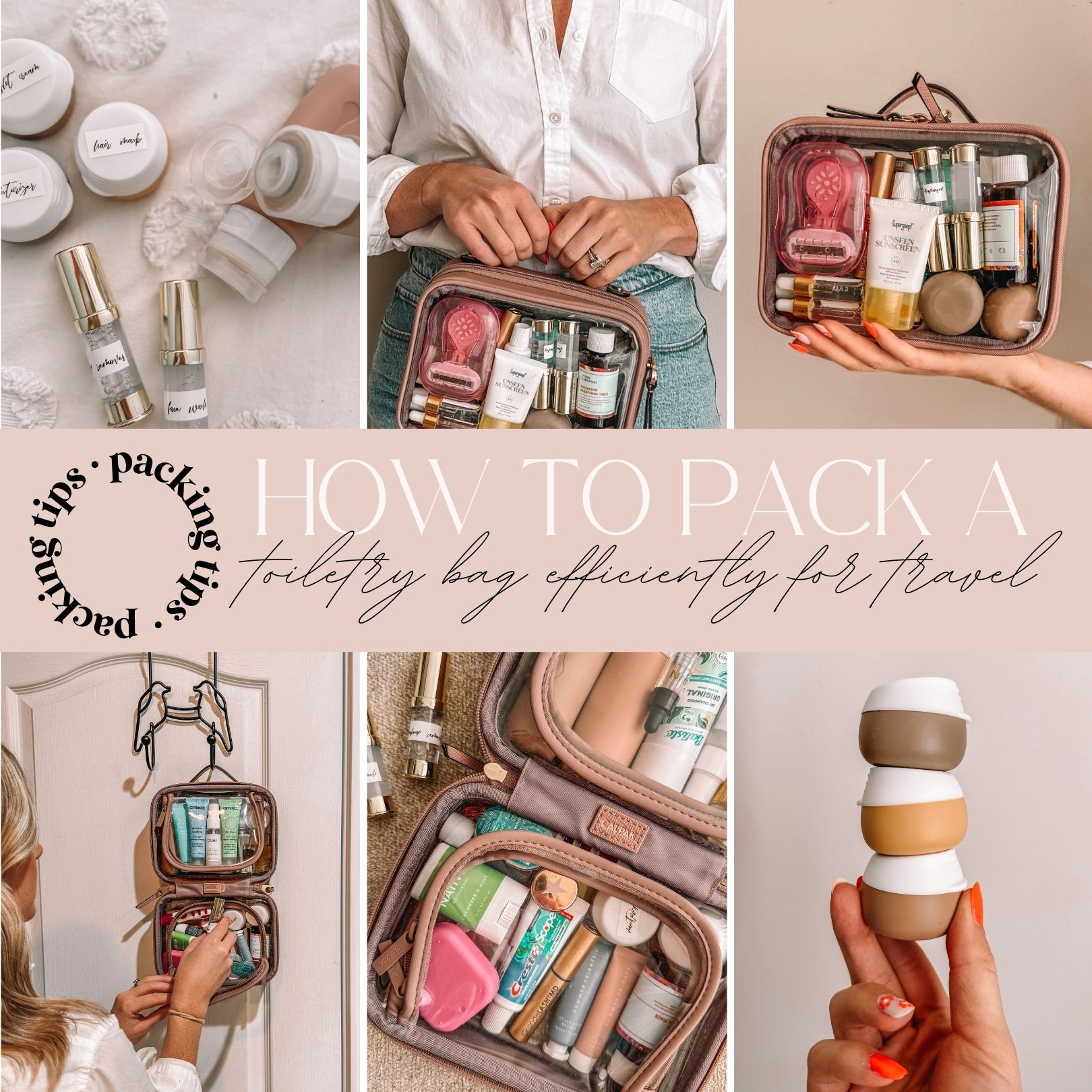 How to pack a toiletry bag efficiently for travel 2025 - Travel Meets Style