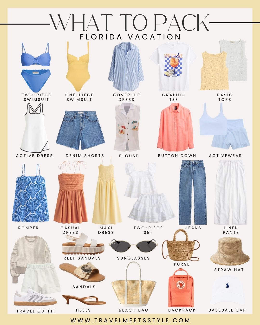 Ultimate Florida packing list: What to pack for Florida (any time of ...